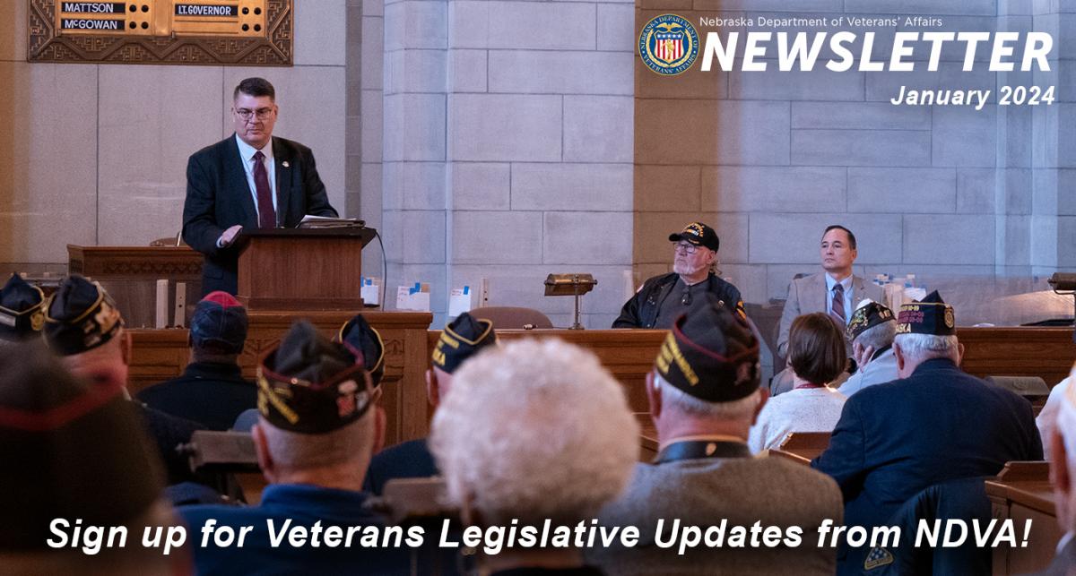 NDVA Newsletters | Nebraska Department of Veterans' Affairs Veterans'